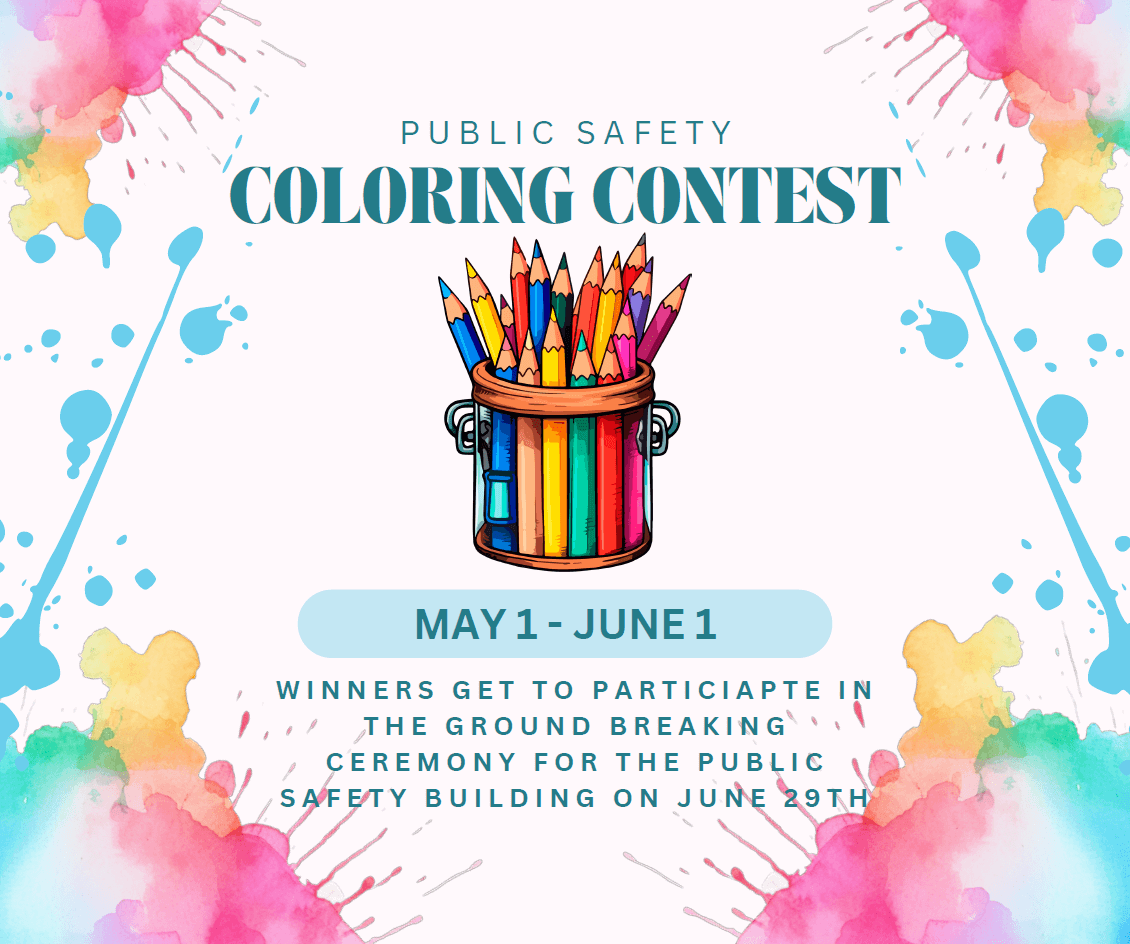 Public Safety Coloring Contest - City of Josephine, TX - Est. 1888