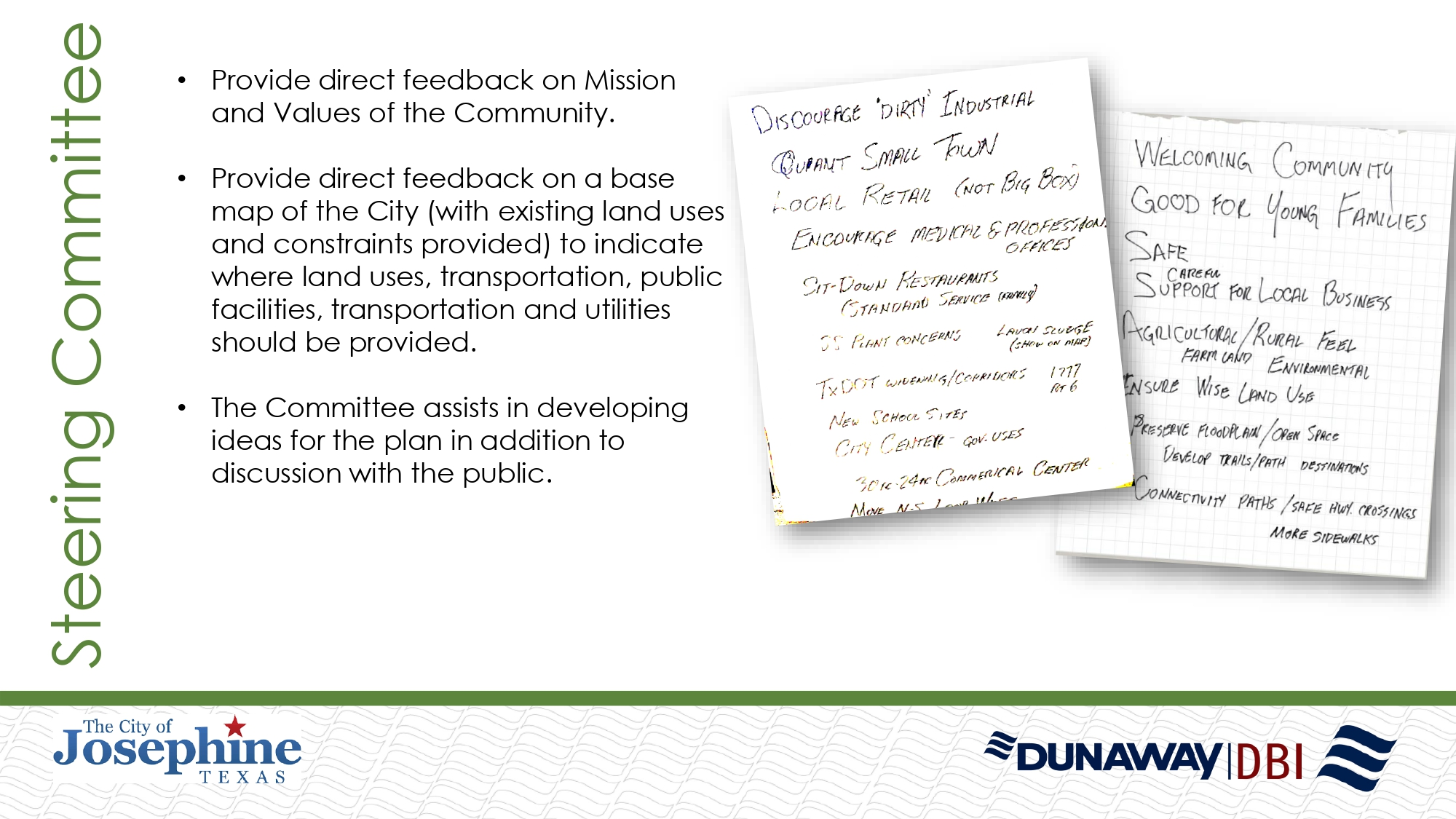 Residents and Visitors - City of Josephine, TX - Est. 1888