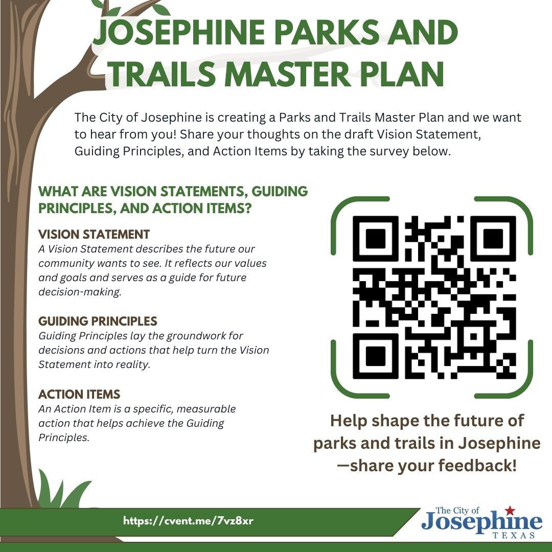 Residents and Visitors - City of Josephine, TX - Est. 1888