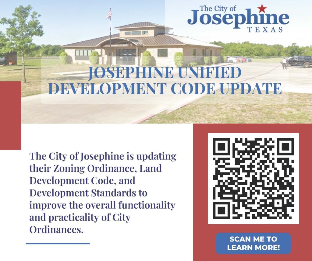 Code Update - City of Josephine, TX - Est. 1888